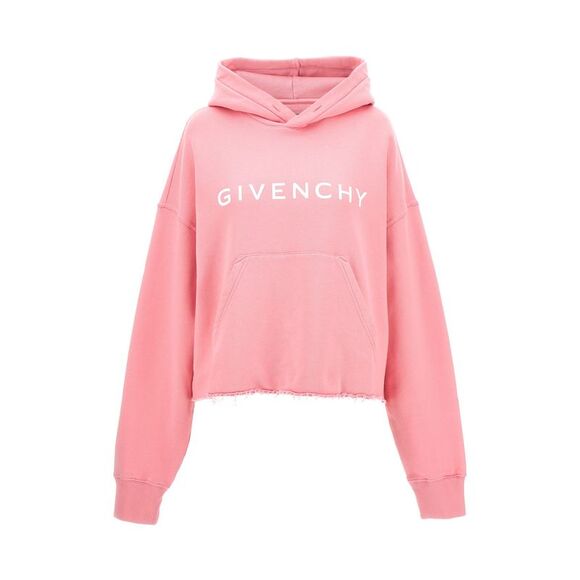 Givenchy | Sweaters | Givenchy Cropped Logo Hoodie | Poshmark